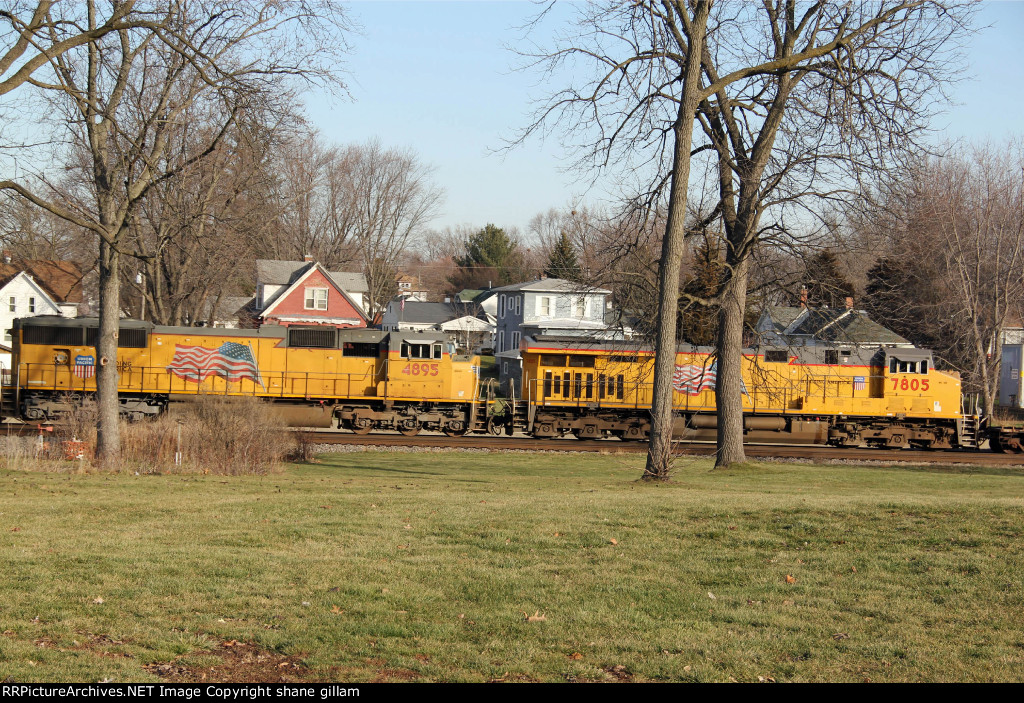 UP 4895 and up 7805 runs dpu.